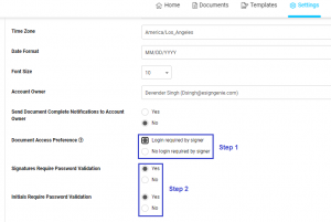 Enforced Identity Authentication Feature - eSign Genie